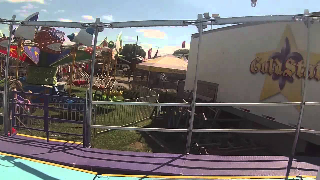 Tilt-A-Whirl Ride, Rice County Fair - YouTube