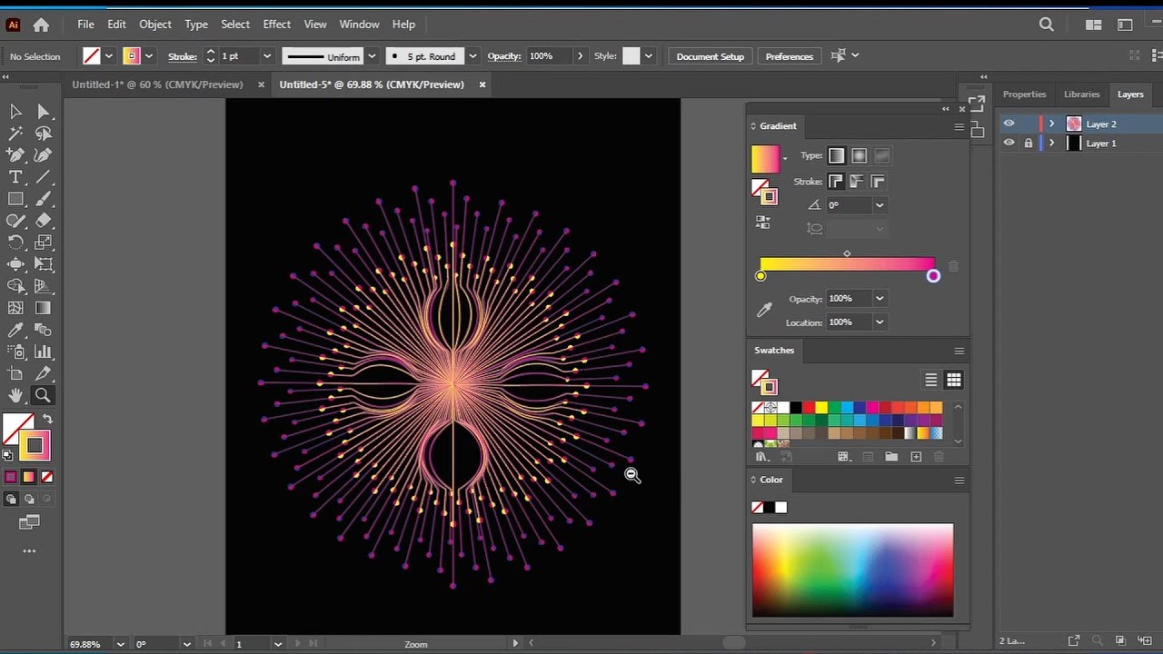 Graphic design in illustrator - Adobe Illustrator | See Creation - YouTube