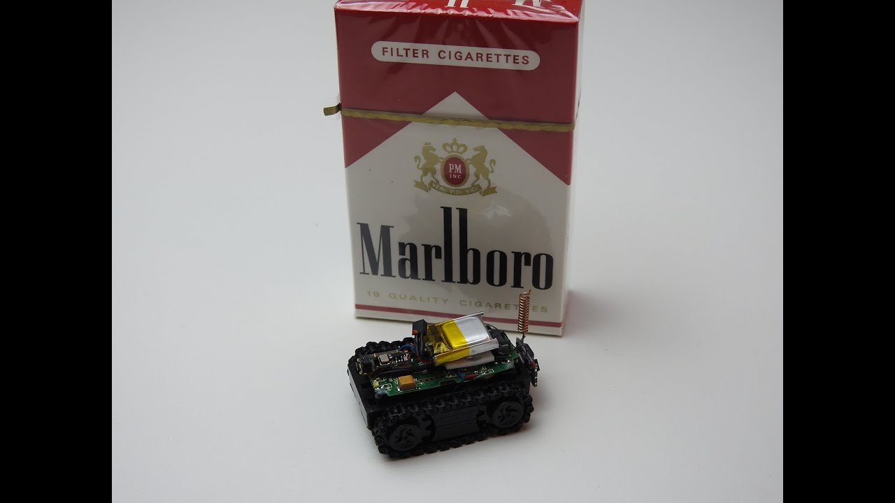 Smallest RC FPV Tank Car Crawler Rover UGV Plantraco Matchbox Size ...