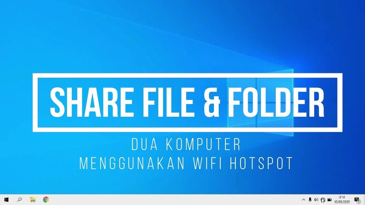 Cara Sharing Data File dan Folder Menggunakan WIFI 2020 - YouTube