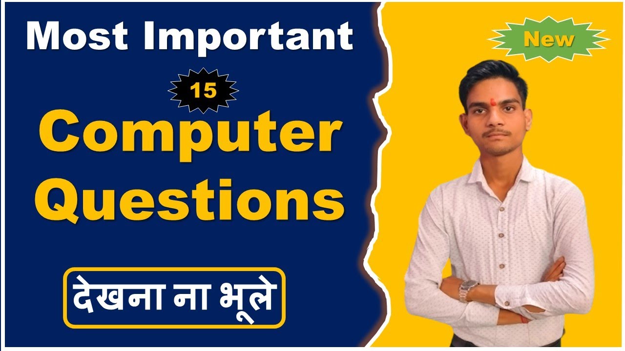 Computer Most Important Questions By Shivam Singh class 2 - YouTube