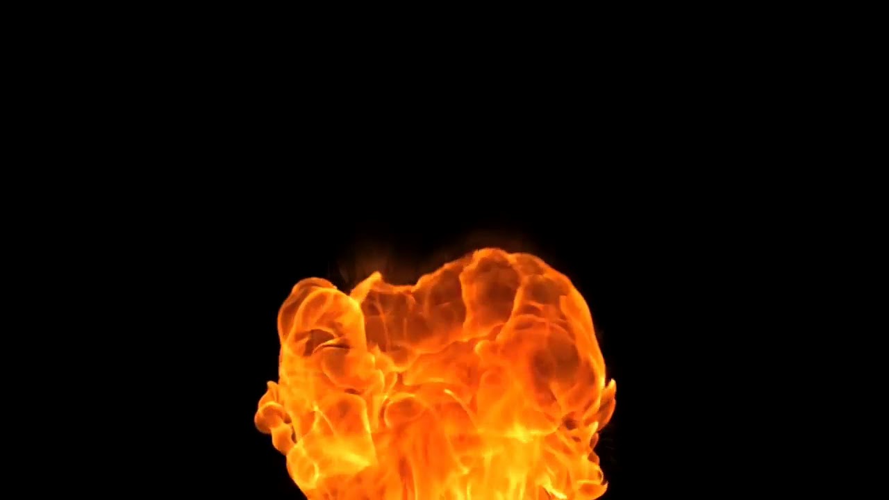 Fire effect slow motion video Vertical - YouTube