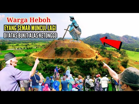 Viral !! Warga Beramai-ramai Melihat Eyang Semar Diatas Perbukitan Kejadian Di Ngawi Jawa Timur