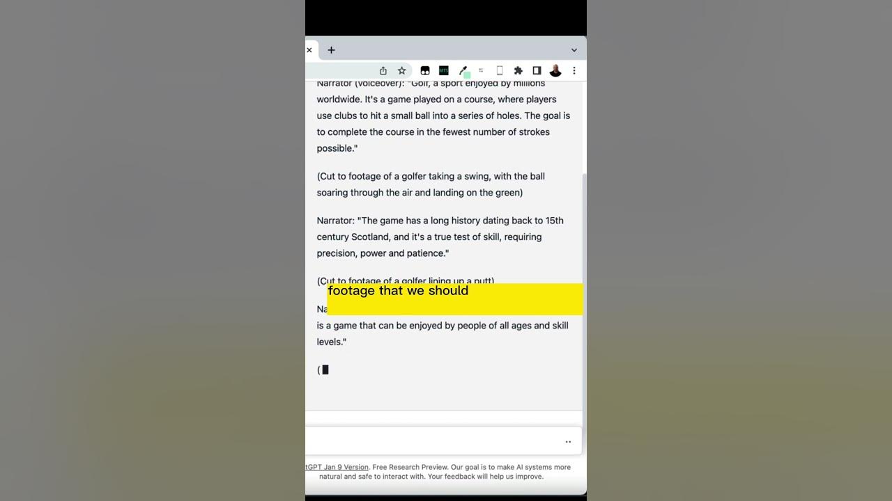 Using chatgpt to write youtube videos scripts #shorts #trending #viral #ytshorts #chatgpt - YouTube