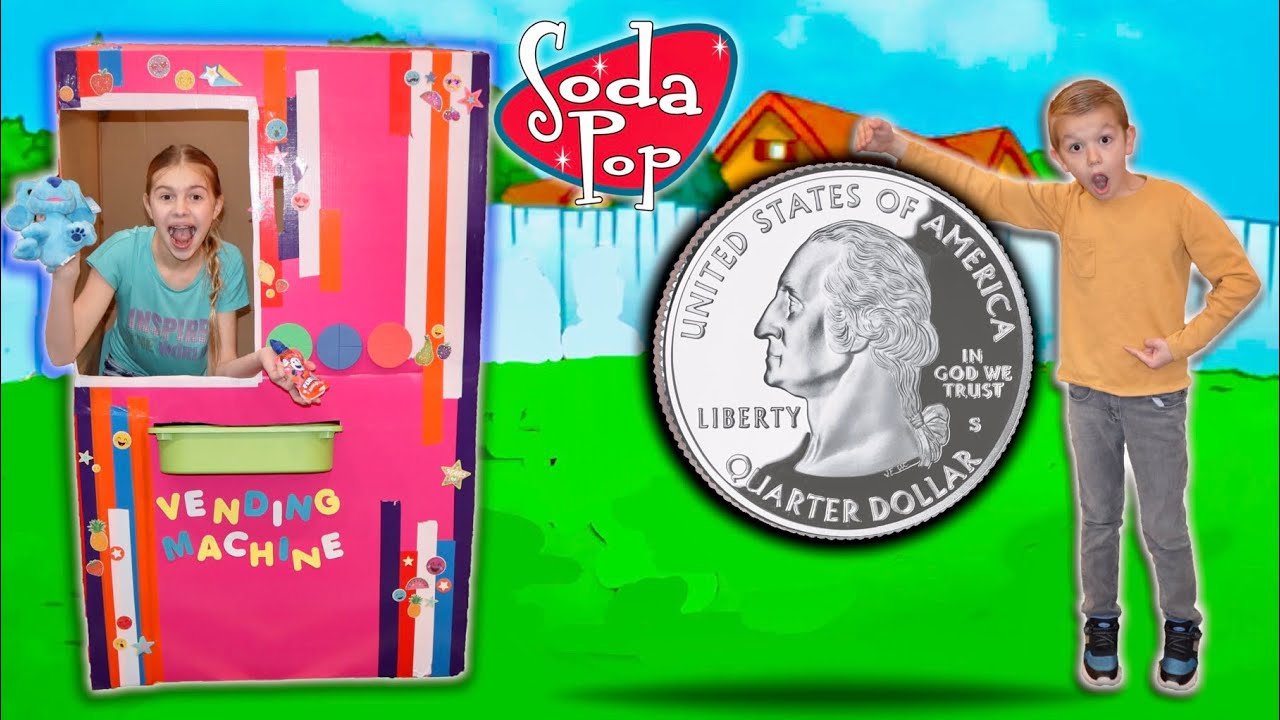 Toy Vending Machine With Snacks and Soda! - YouTube