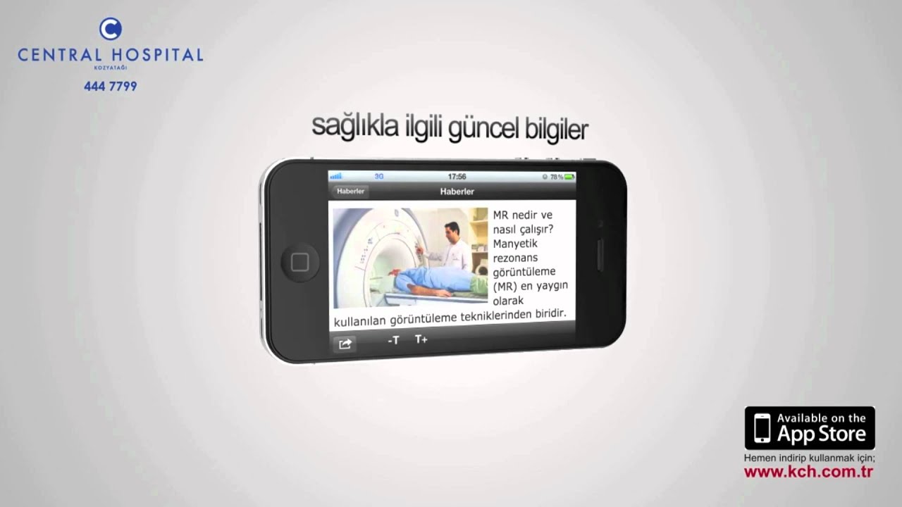 CENTRAL HOSPITAL iPhone uygulamasi - YouTube