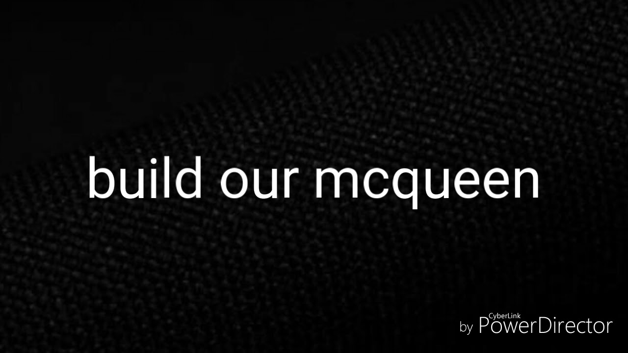 Build our mcqueen plush - YouTube