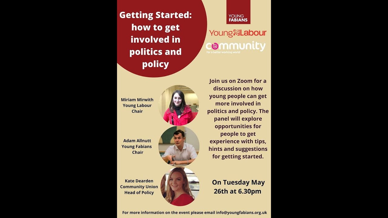 Getting Started: how to get involved in politics and policy - YouTube