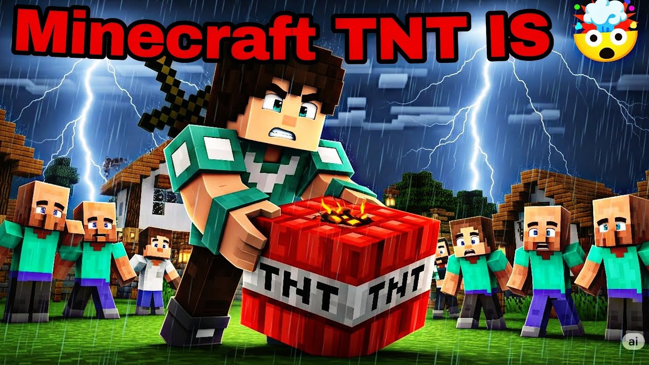 Minecraft blasting live TNT #minecraftshortlive - YouTube