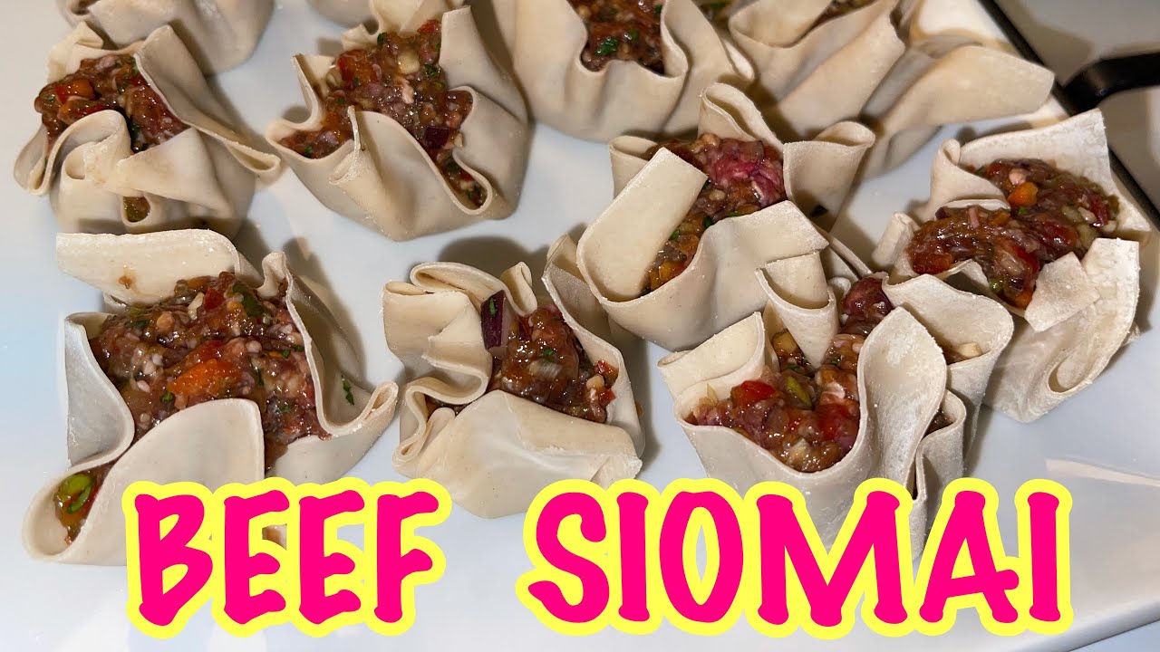 HOW TO MAKE BEEF SIOMAI | EASY AND SIMPLE RECIPE - YouTube