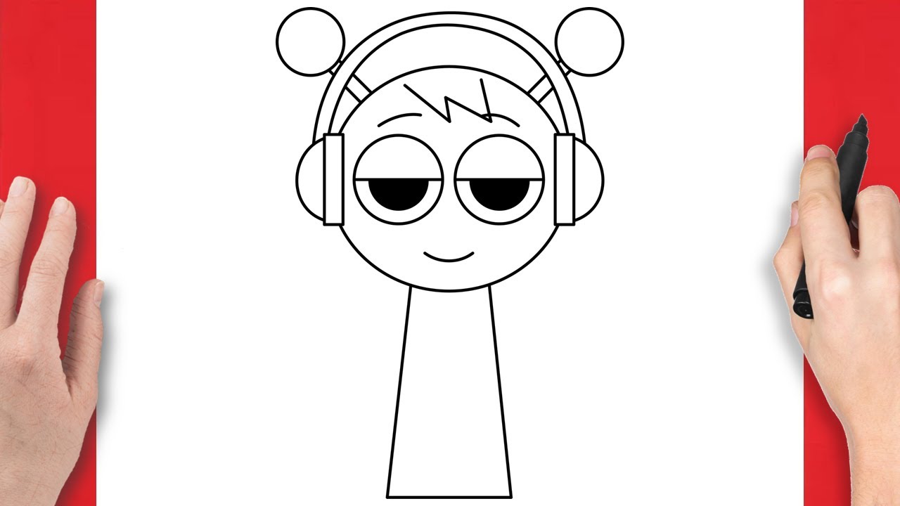 How To Draw Oren From Incredibox Sprunki - YouTube