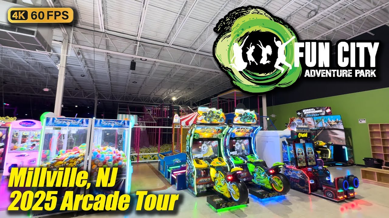 Fun City Adventure Park arcade tour (Millville NJ), new January 2025 ...