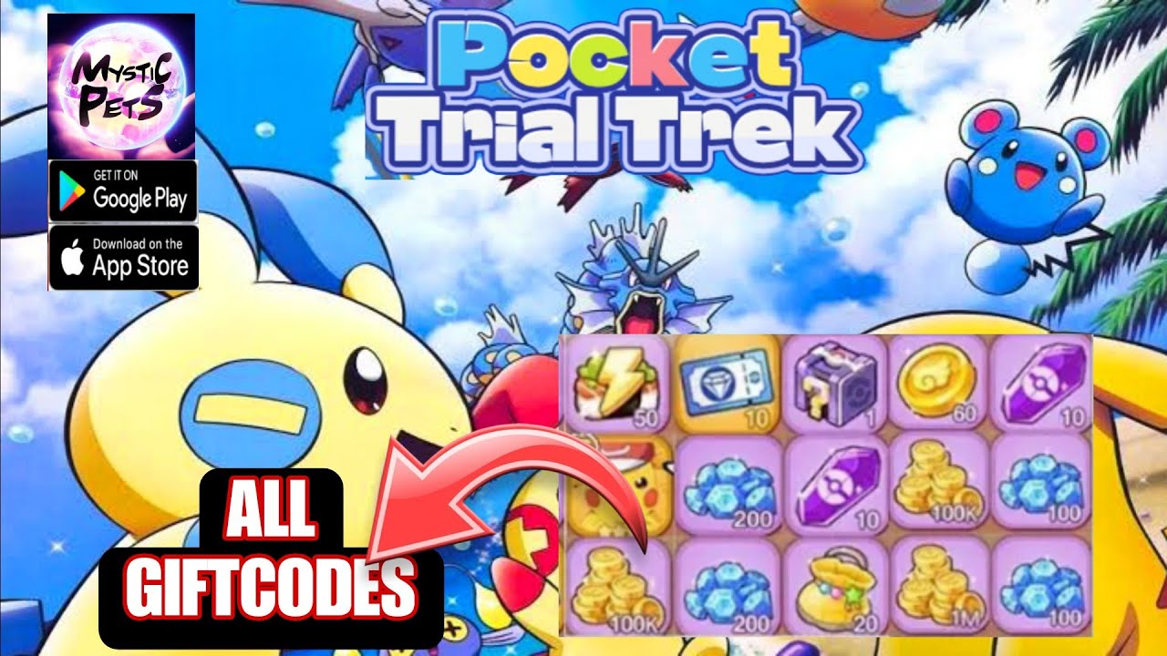 Pocket Trial Trek & All 12 Giftcodes | 12 Free Codes Pocket Trial Trek - How to Redeem - YouTube