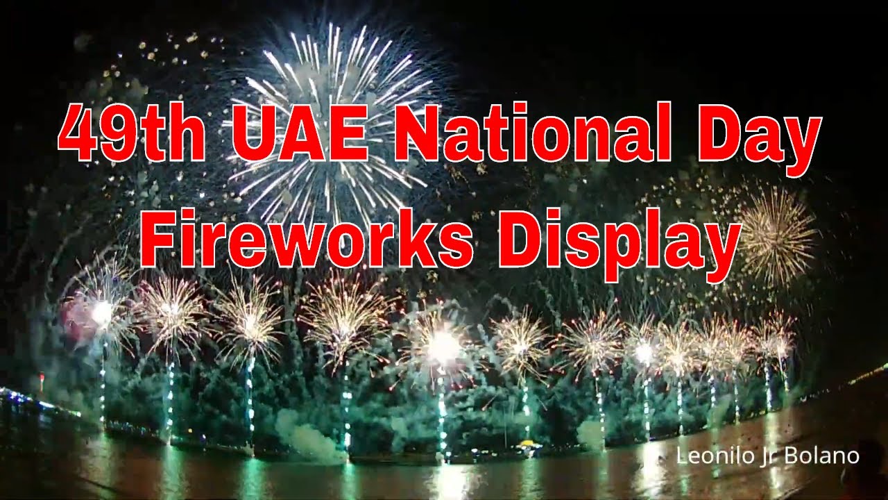 49th UAE National Day fireworks in corniche Abu Dhabi 2020 - YouTube