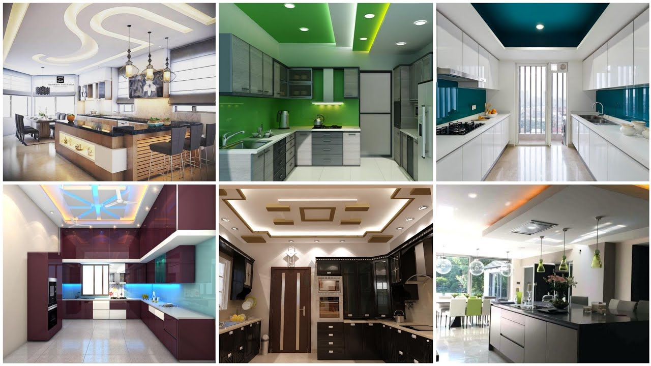 Border Kitchen Ceiling Design Ideas Best Kitchen False Ceiling Designs