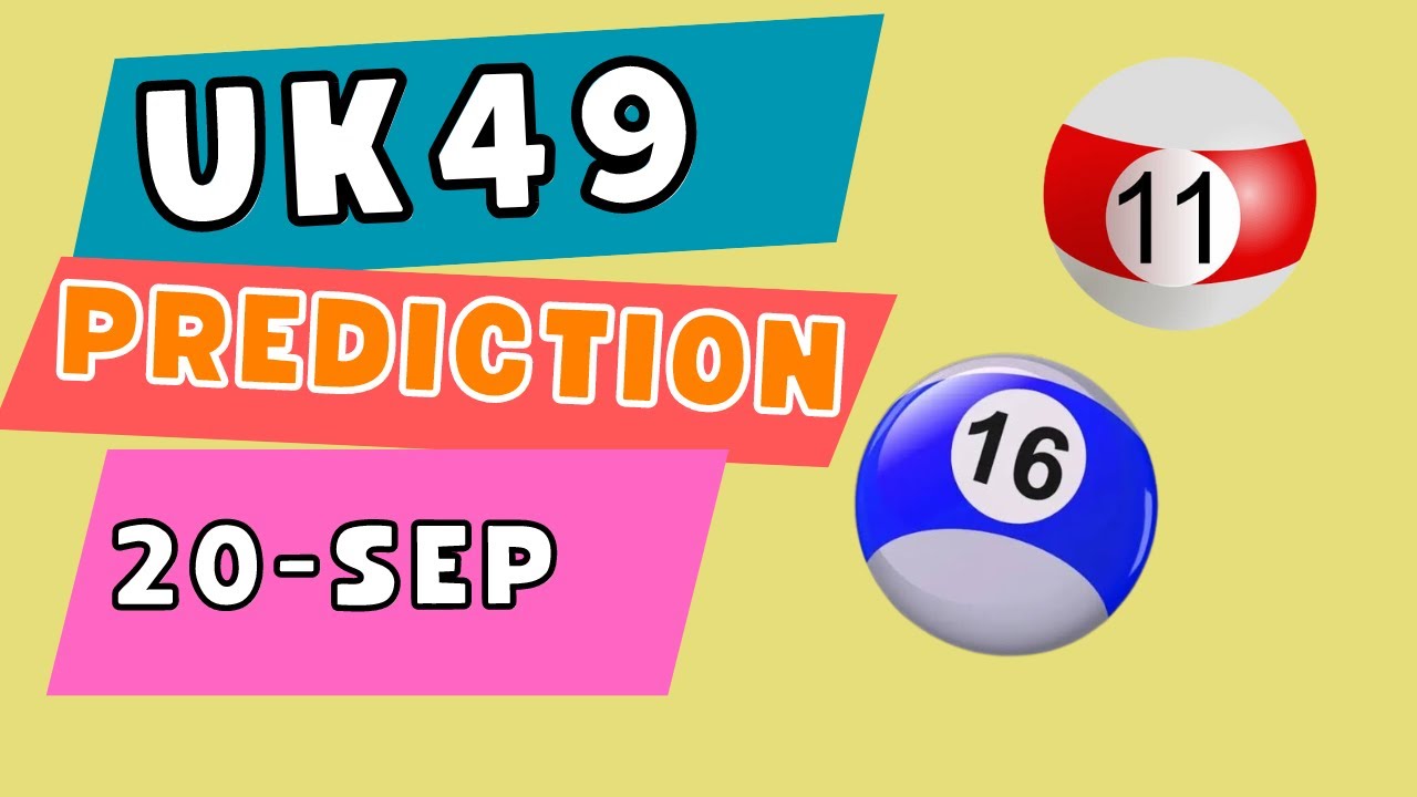 Win UK49 Today (20-SEP) -- SHALL WE TRY 3 NUMBERS? - YouTube