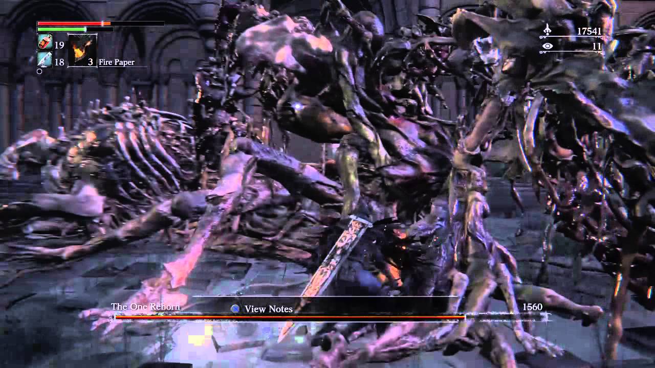Bloodborne The One Reborn boss fight - YouTube