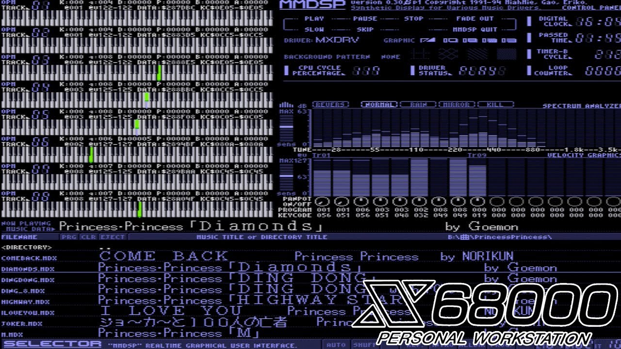 X68000 】 PRINCESS PRINCESS Diamonds 【 BGM 】 - YouTube