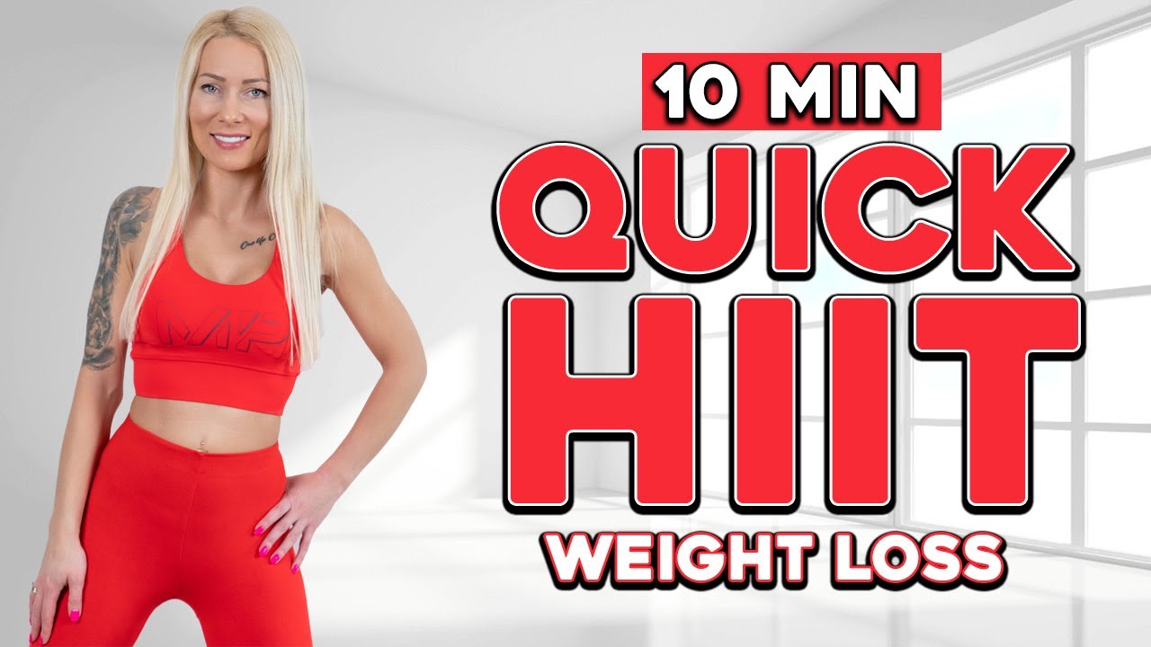 10 Min Hiit Cardio Workout Burn Lots Of Calories No Equipment Youtube