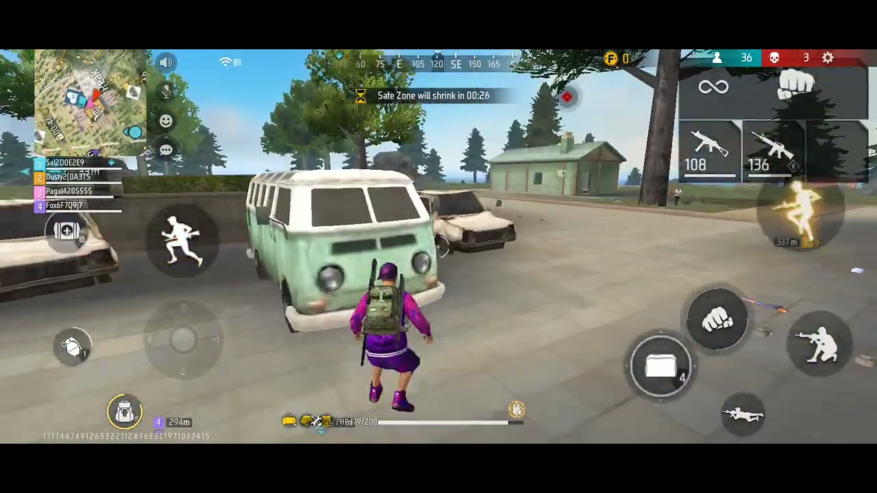 free fare#gameplay #garenafreefire #vbios - YouTube