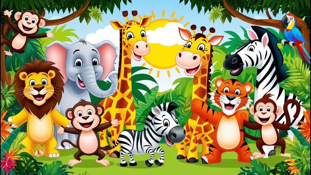 Learn about wild animals | Learn different types of wild animals with ...