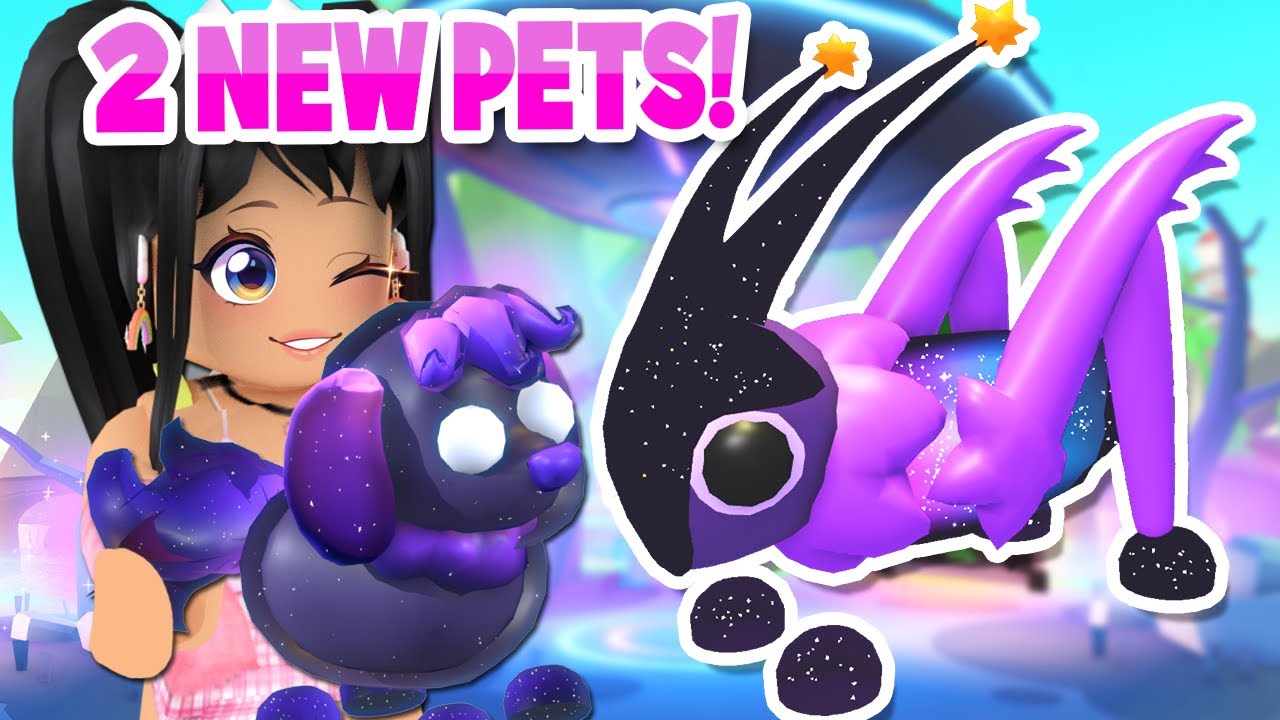 *2 NEW GALAXY PETS* DOG GRASSHOPPER in Adopt Me! (roblox) - YouTube