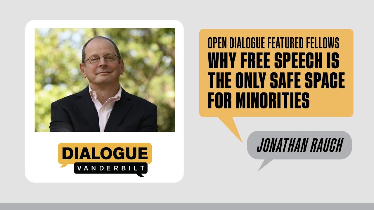Why Free Speech Is the Only Safe Space for Minorities with Jonathan ...