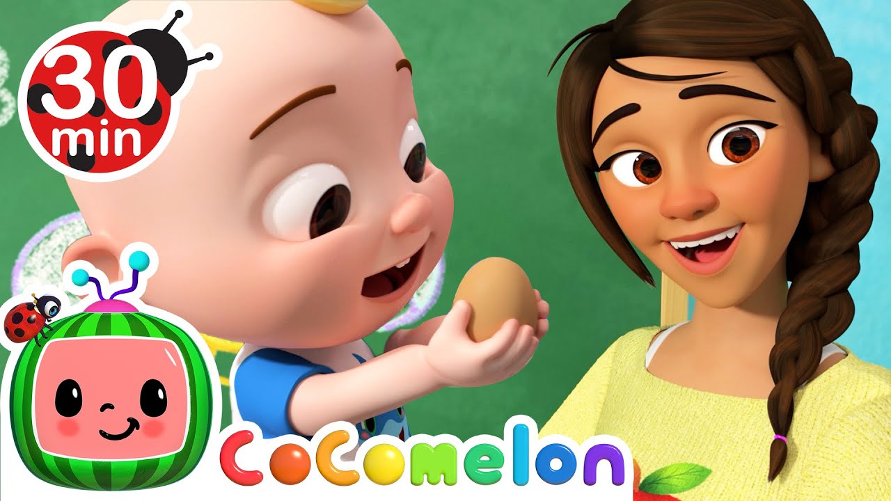 Let's Count To Ten with Baby Chicks + More CoComelon Animal Time ...