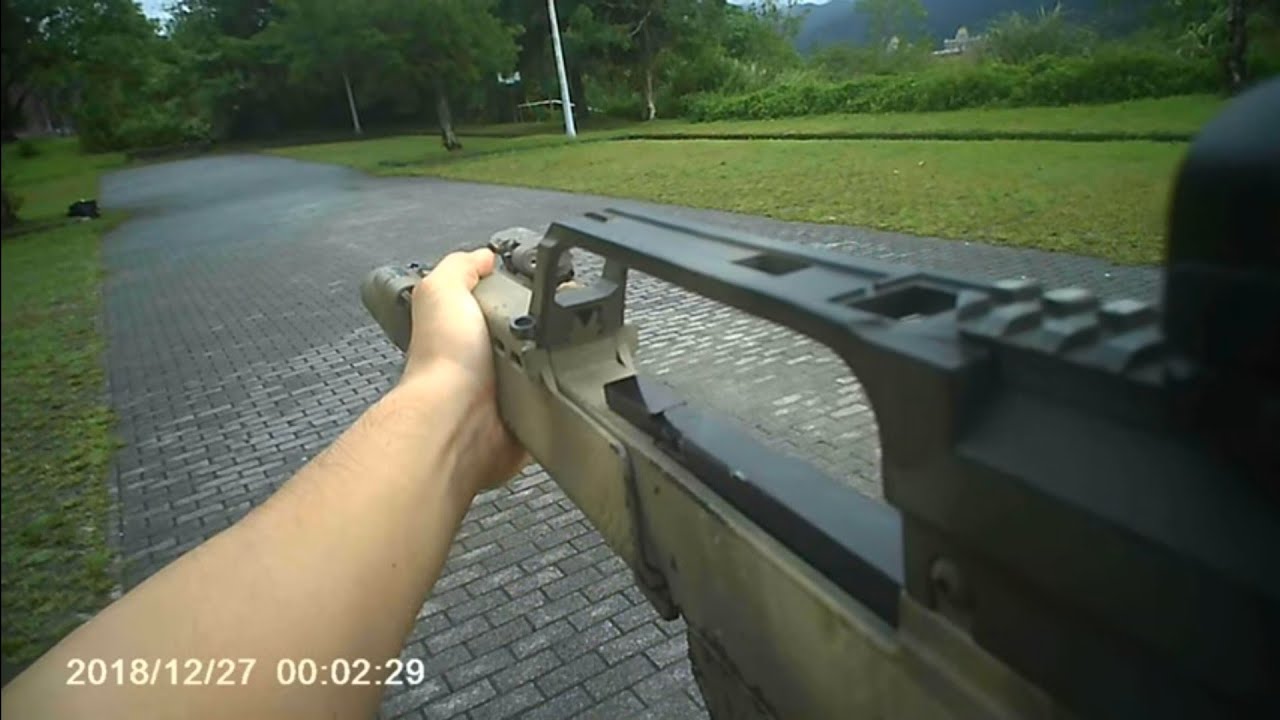 WE G36 999c full auto accuracy 連發 - YouTube
