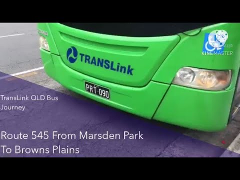 TransLink QLD Bus Journey - Route 545 From Marsden Park To Browns ...