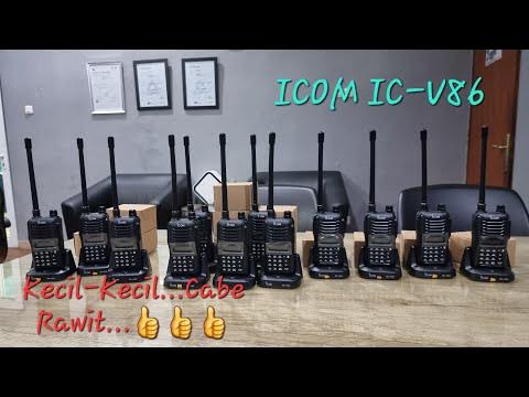 Tutorial Setting HT ICOM IC-V86: Buat Channel, Nama, Buka Tutup Kunci ...