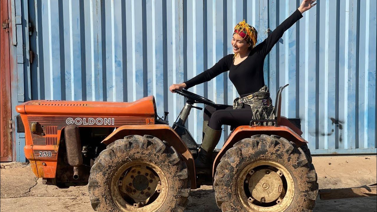 Prepare fresh animal butter from local yogurt || Planting peas - YouTube