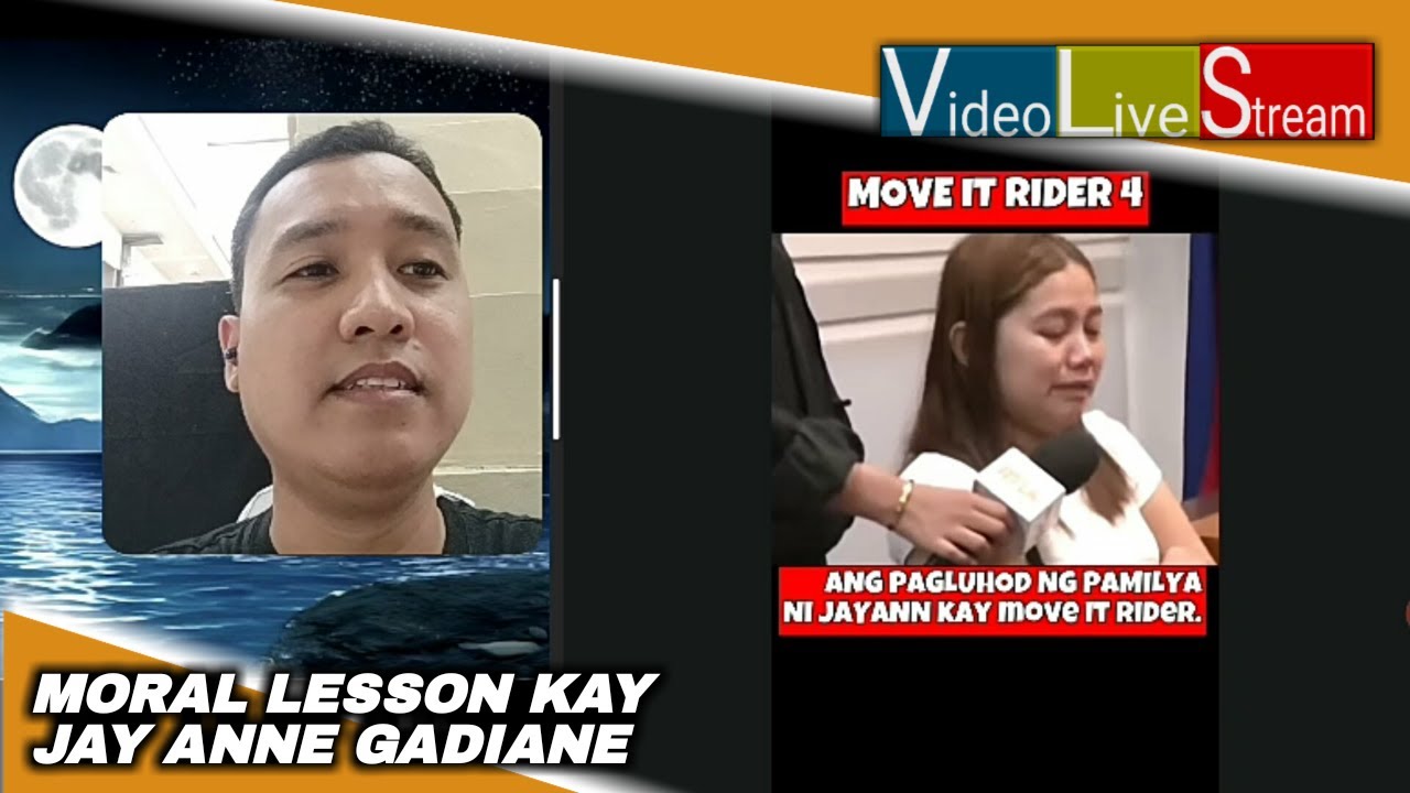 PAMILYA NI JAY ANNE GADIANE, LUMUHOD SA MOVE IT RIDER - YouTube