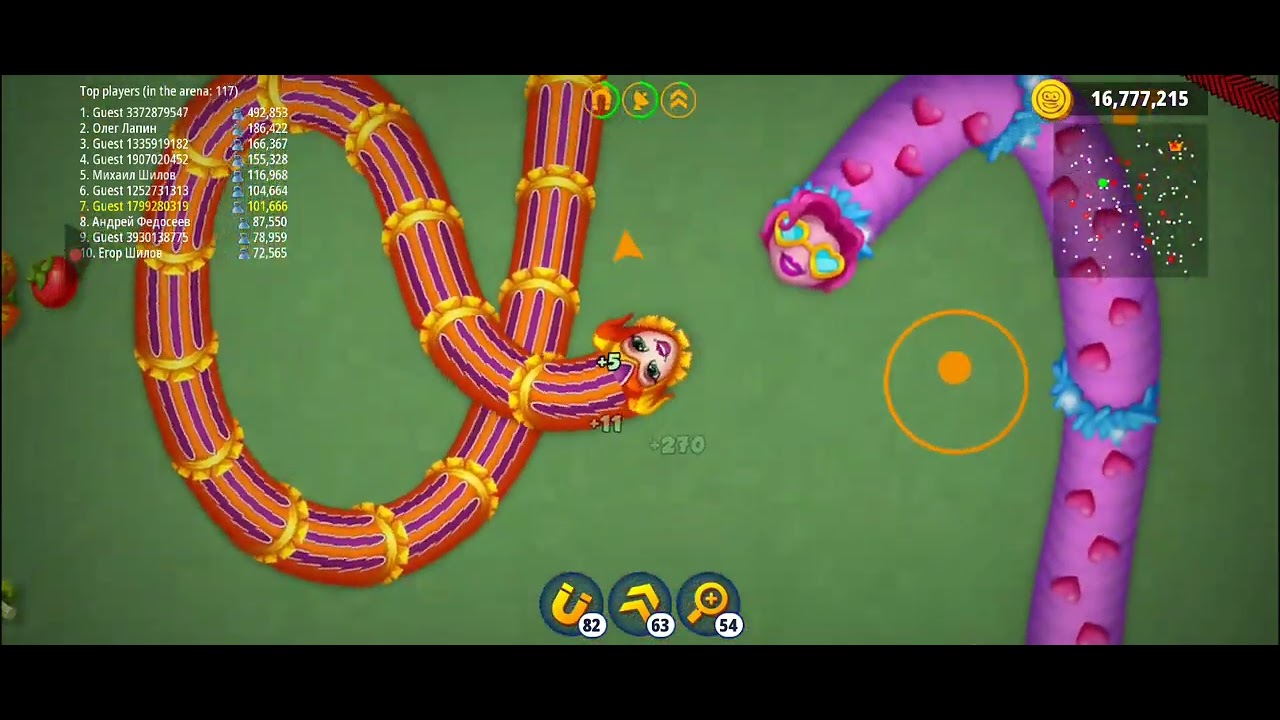 Worms Zoneio Big Jester Snake || Worms Zone Snake Game - YouTube