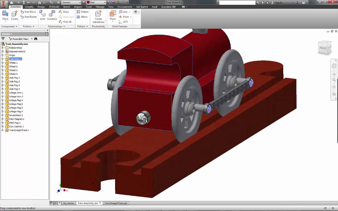PLTW IED Train | How to Assemble to Straight Track - YouTube