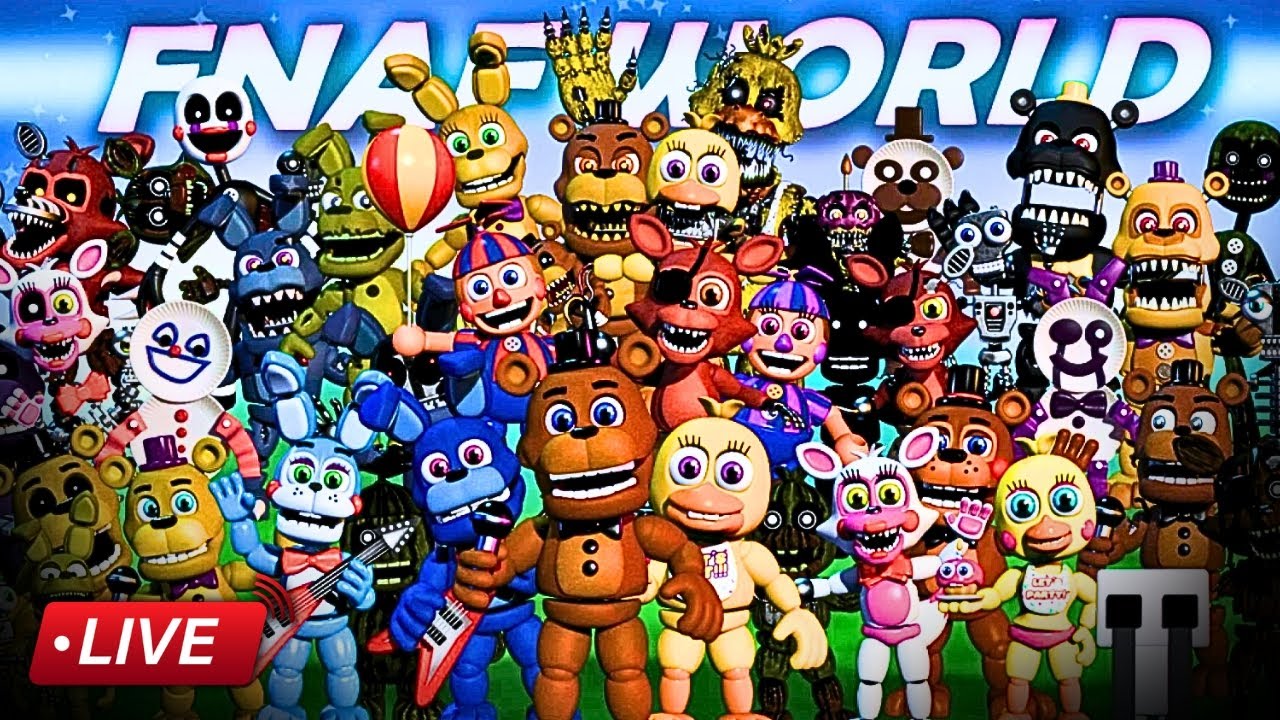 🔴 FNAF World: The ULTIMATE Fantasy RPG Adventure Game? - YouTube