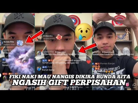 FIKI NAKI NANGIS, DIKIRA BUNDA RITA NGASIH GIFT PERPISAHAN SAMA FIKI ...