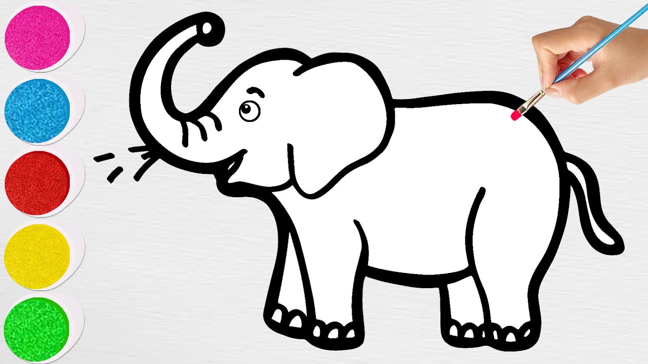 How to Draw an Elephant | Easy Step by Step for Beginners - YouTube