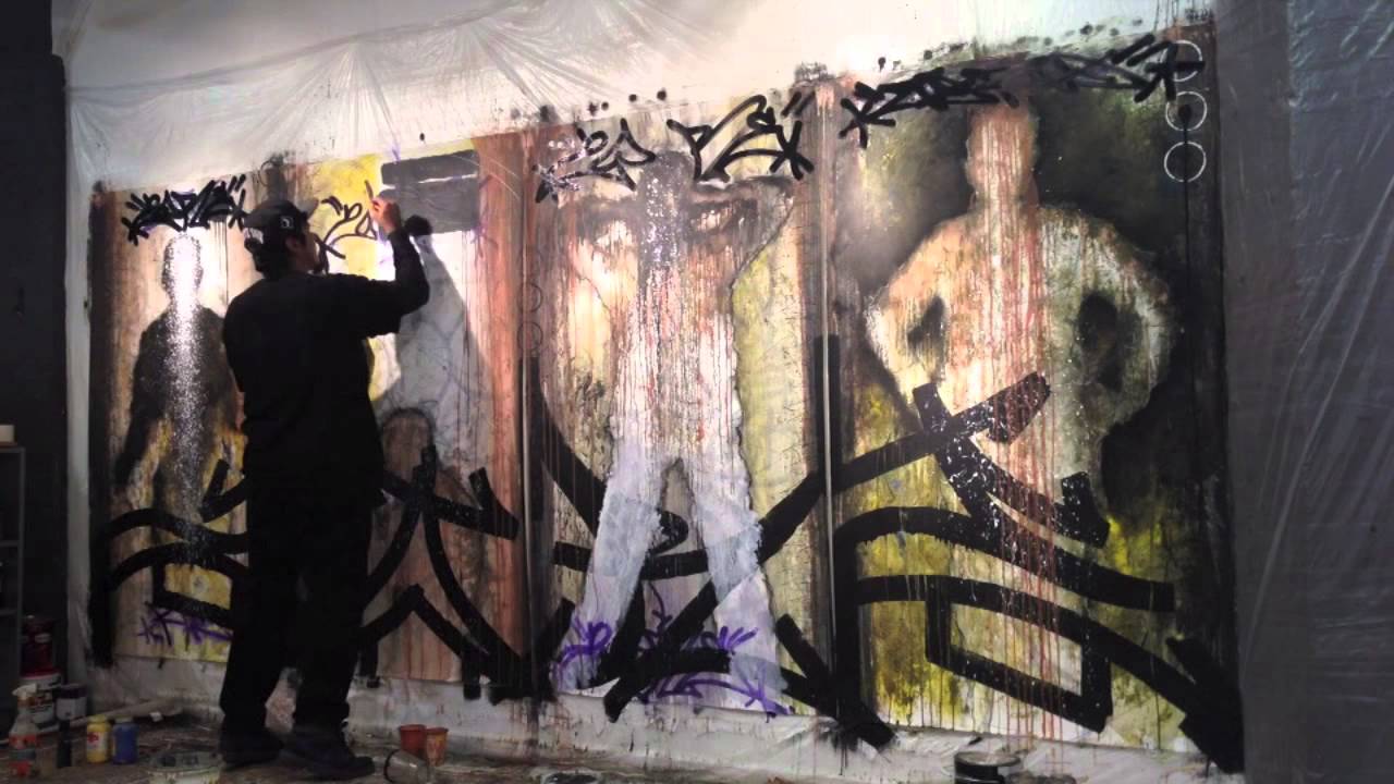 The Making of Gomez / Gonzalez Art Collaboration (Time Lapse) - YouTube