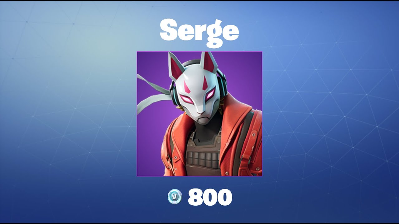 Serge | Fortnite Outfit/Skin - YouTube