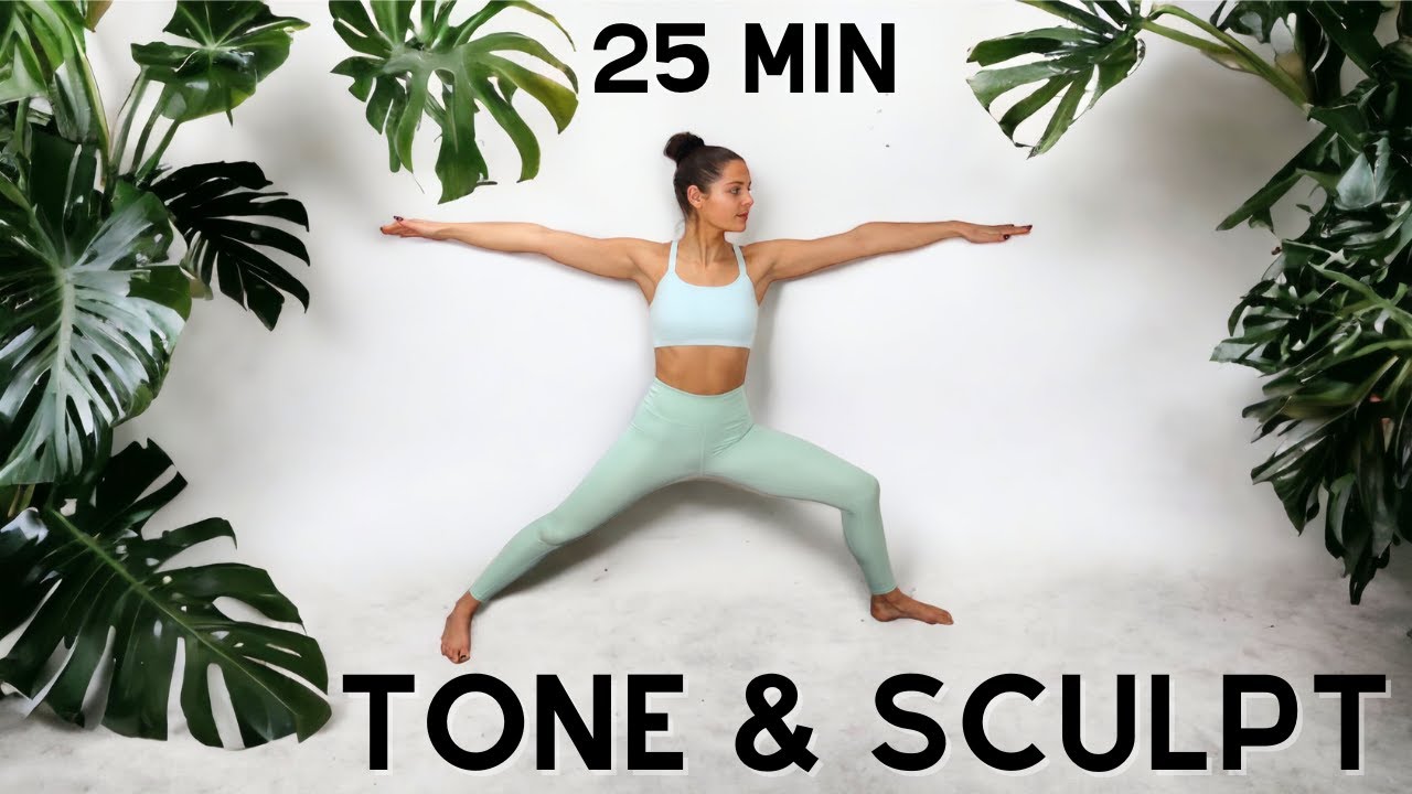 All Levels Yoga For Toning And Sculpting | Full Body | 25 min - YouTube
