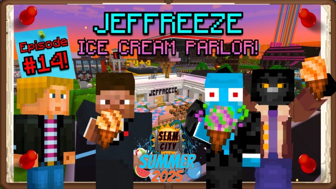 Building An Ice Cream Parlor In My Childhood Minecraft World! | Slam ...