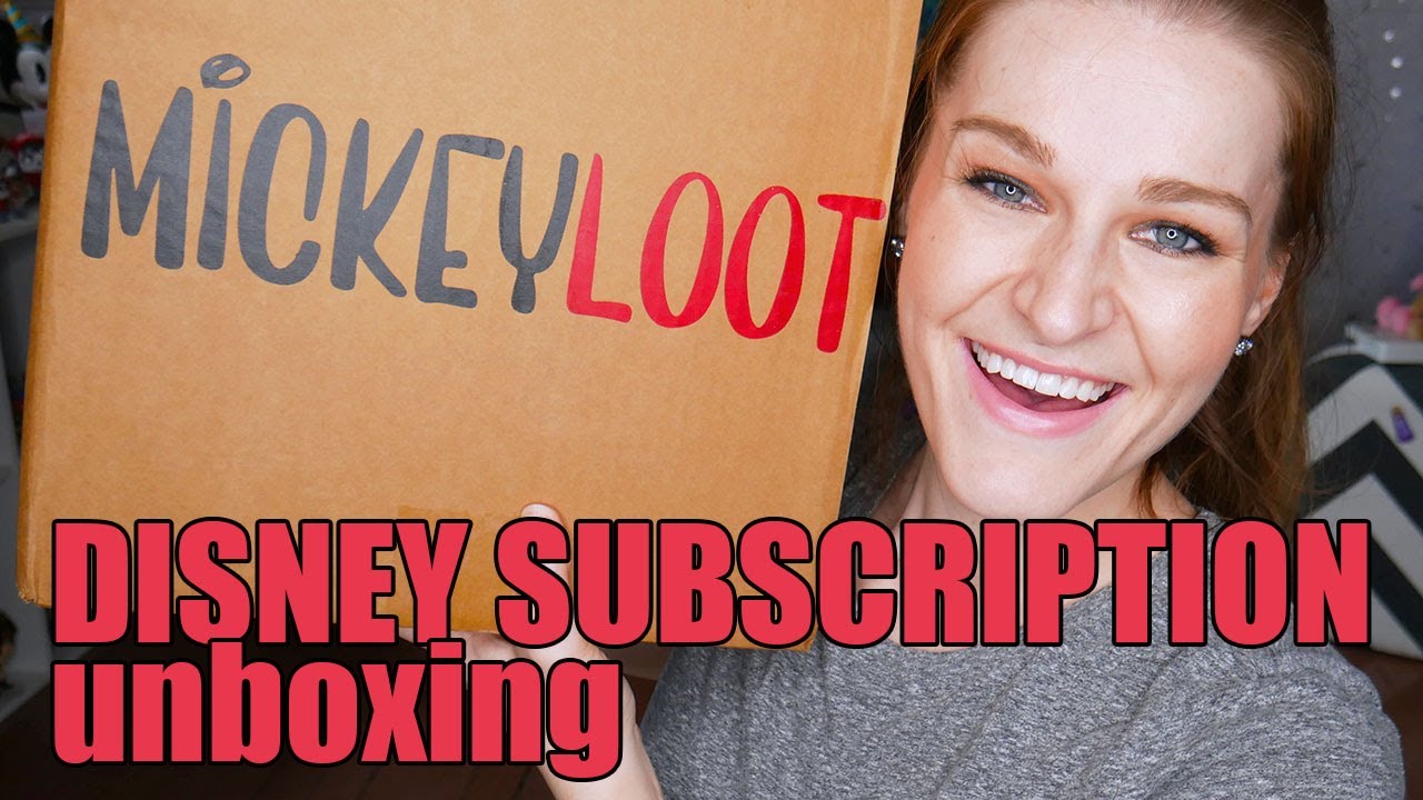 Mickey Loot DISNEY Unboxing || New Subscription Box - YouTube
