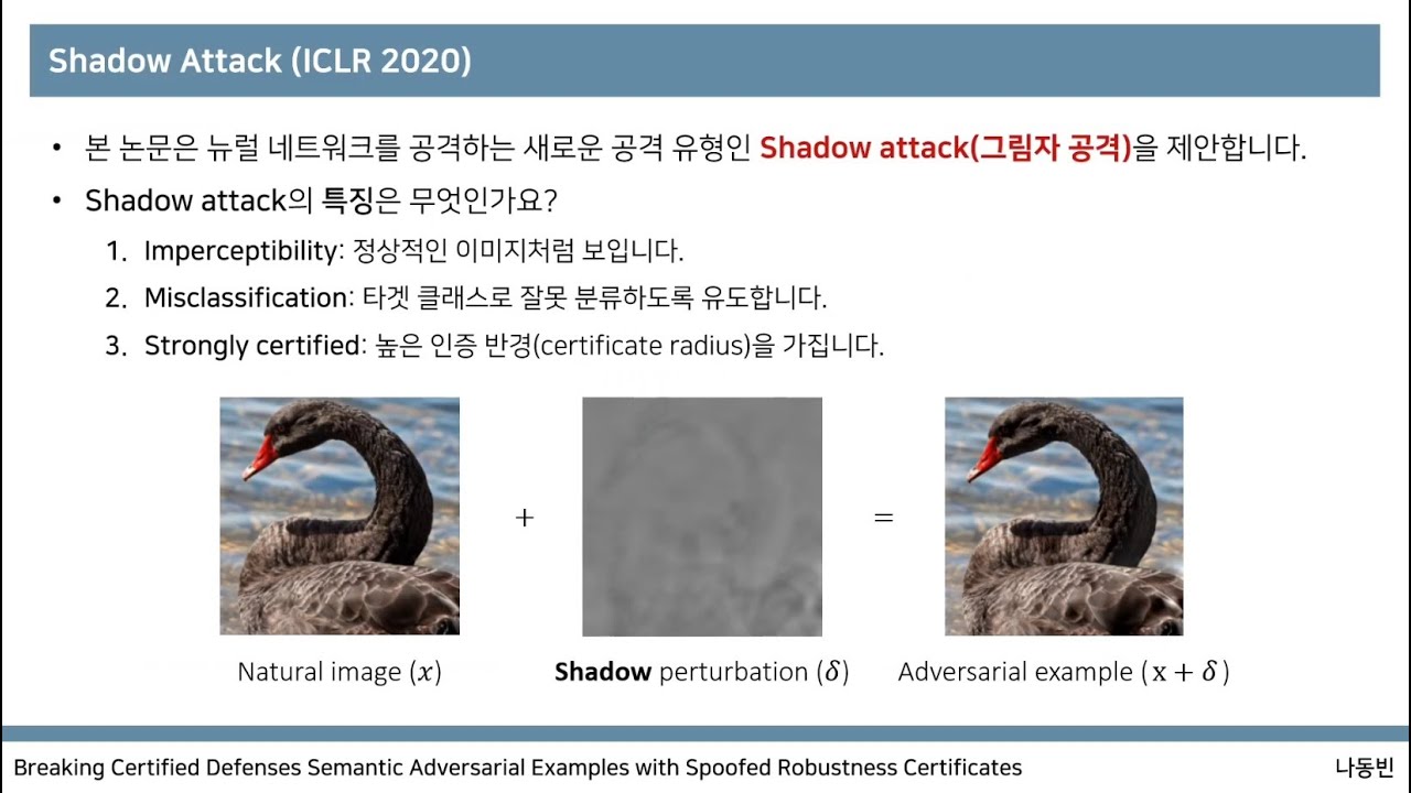 Shadow Attack - Semantic Adversarial Examples (꼼꼼한 딥러닝 논문 리뷰와 코드 실습 ...