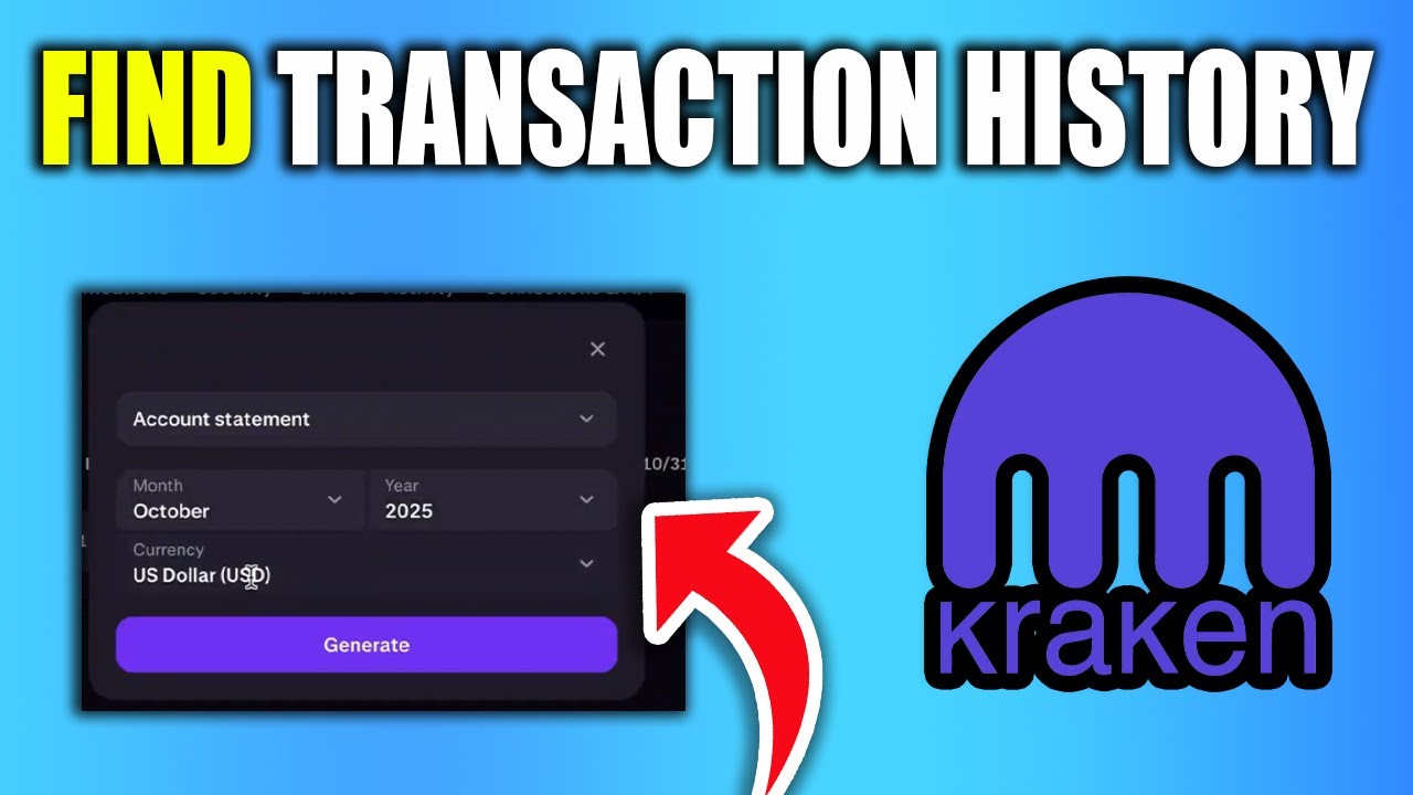 How To Find And See Full Transaction History on Kraken - YouTube