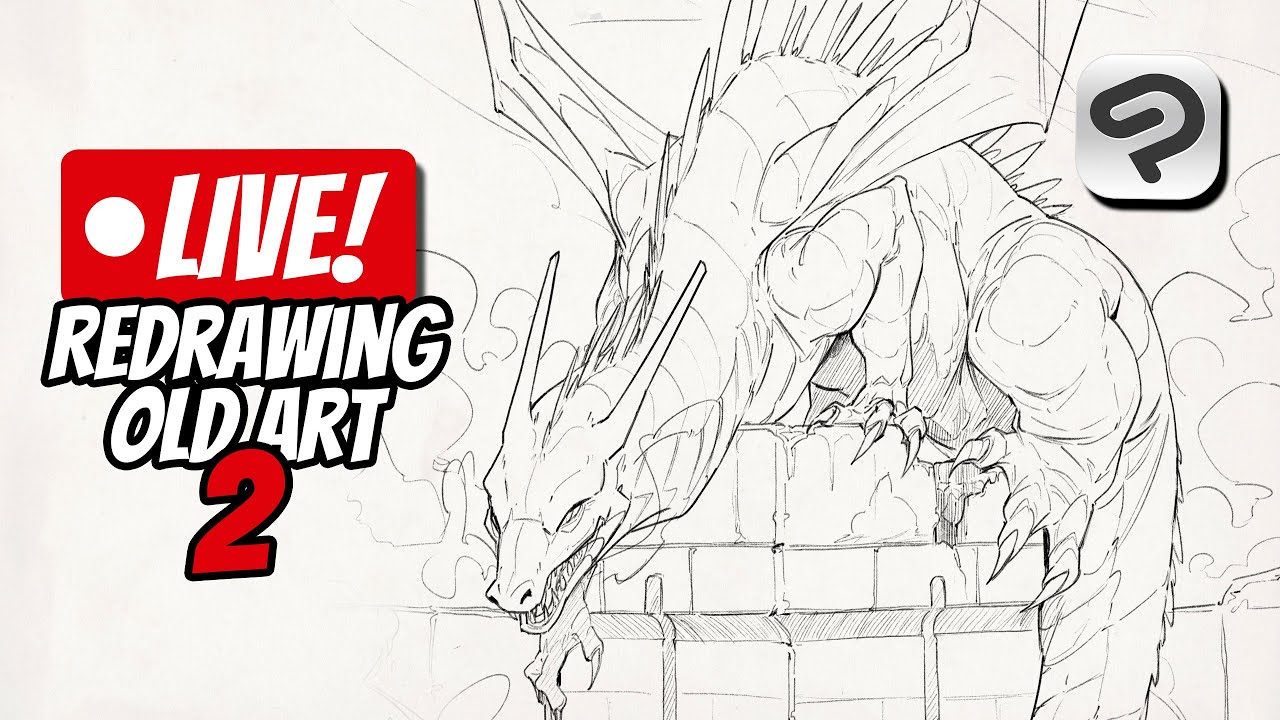 🔴 REDRAWING an old illustration 🔴 [ CLIP STUDIO PAINT ] - YouTube