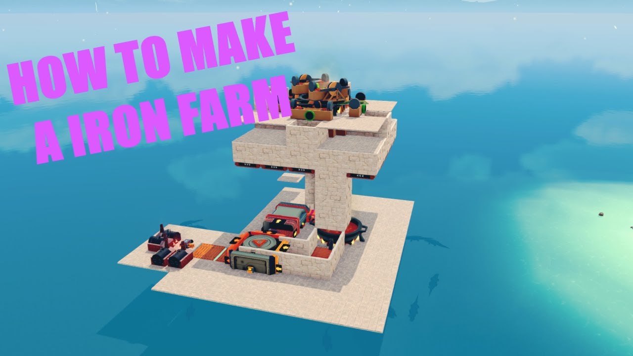 1 or 2 layer Iron Farm in Craftopia super Efficient and easy - YouTube