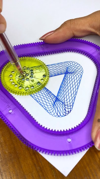 Spirograph for Beginners: Easy Step-by-Step Guide! 🌀#スピログラフ#shorts ...