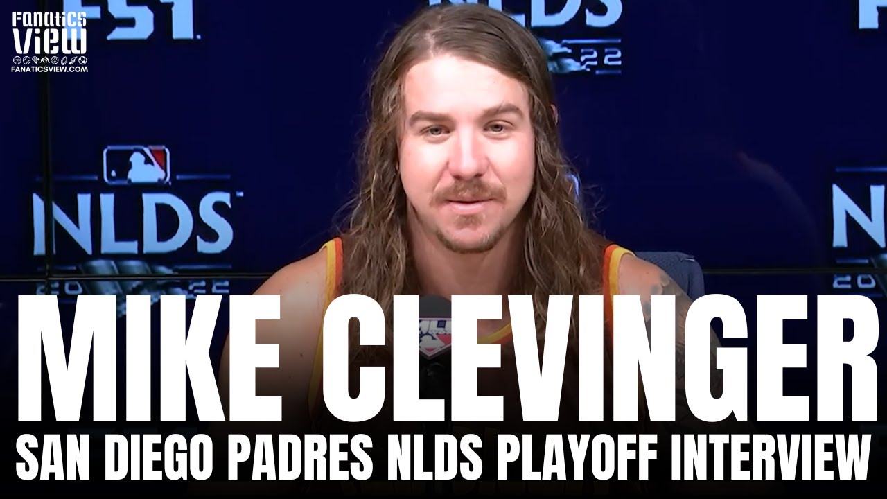 Mike Clevinger Reacts to San Diego Padres vs. LA Dodgers NLDS & Being ...