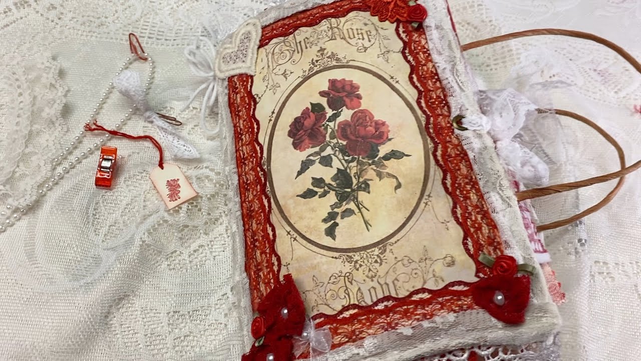 The Rose Deconstructed Inspiration Junk Journal Flip Through - YouTube